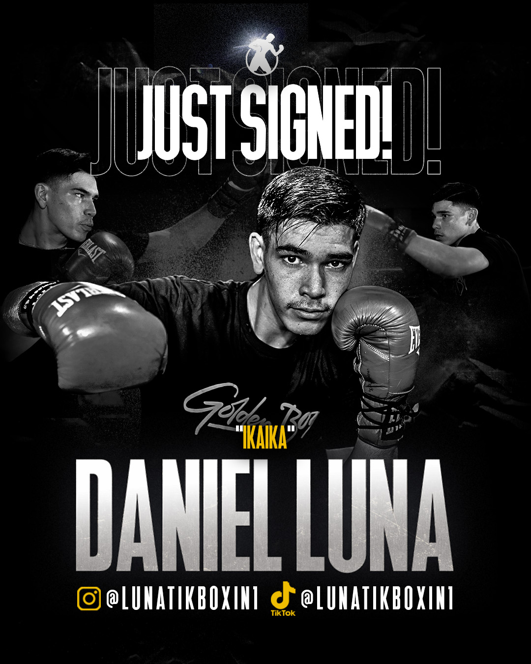 GOLDEN BOY PROMOTIONS SIGNS SUPER FEATHERWEIGHT PROSPECT DANIEL LUNA ...